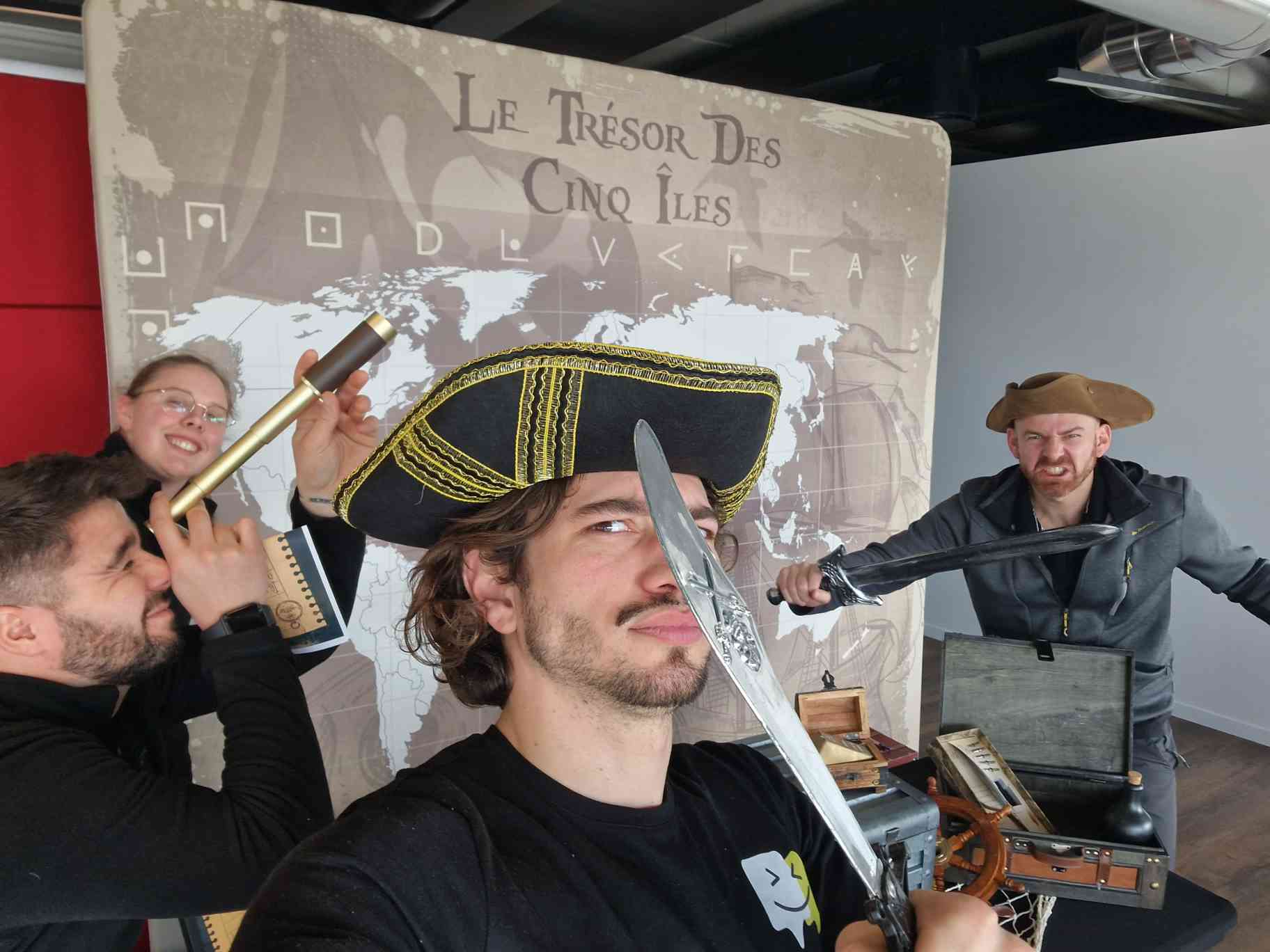 Team building Escape Game Pirate : Le Trésor des 5 îles - Le Touquet Events
